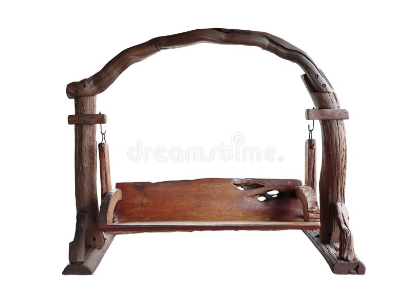 Wooden bench swing stock image. Image of bench, clipping - 76211499