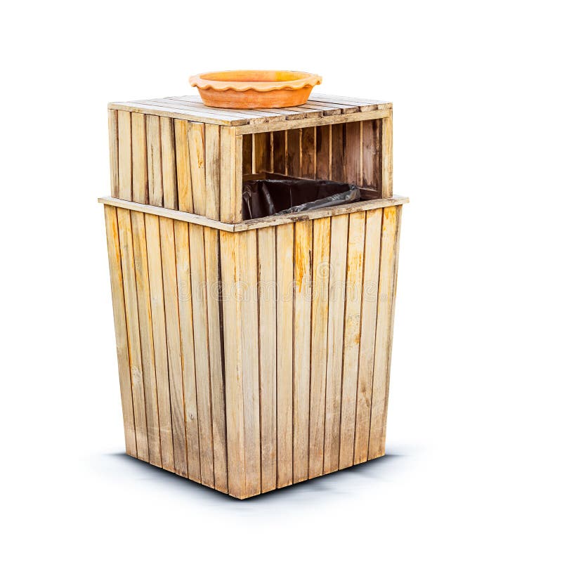 Wooden bin stock image. Image of outdoor, litter, dump - 46898085