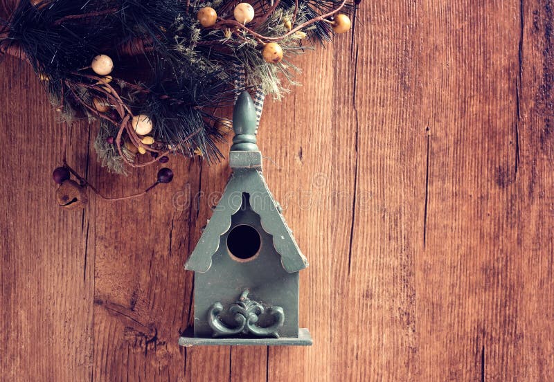 Wooden bird house stock photo. Image of board, rustic - 72705708