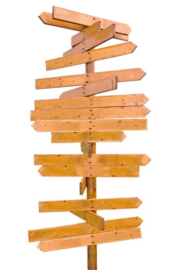Wooden blank sign post stock image. Image of blank, direction - 3355539