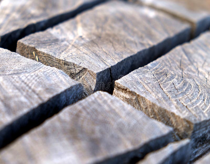 A Wooden Block with Cut Slots. Texture of a Wood Block. Stock Photo ...