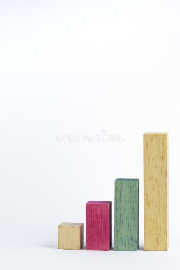 Wooden block graph stock image. Image of finance, column - 145183795