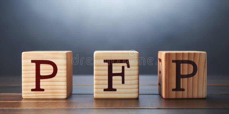 Wooden block with pp label stock image. Image of label - 374315811