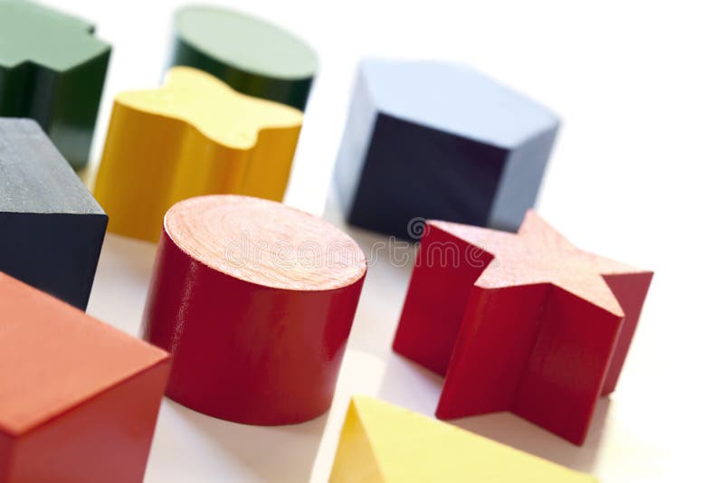 Wooden Block Shapes stock photo. Image of photograph - 14857586
