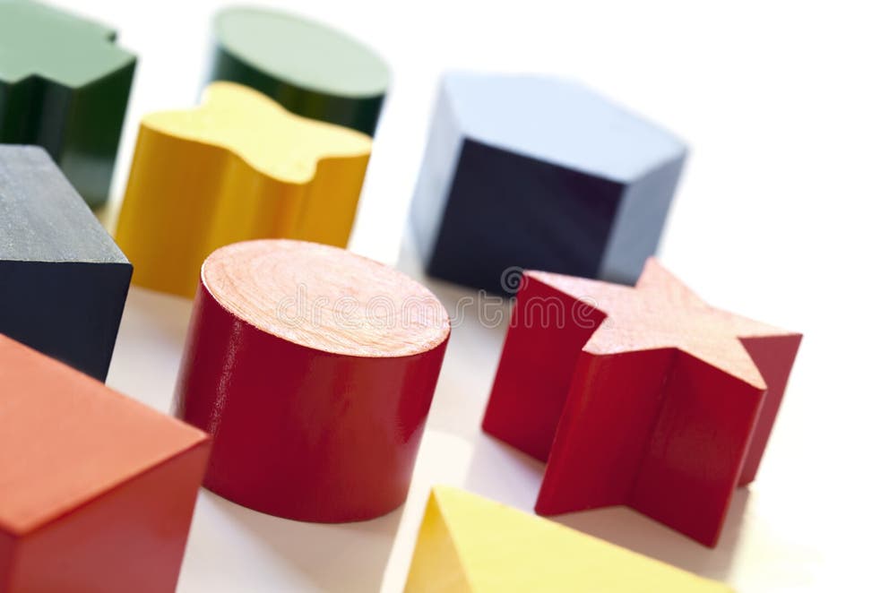 Wooden Block Shapes stock photo. Image of photograph - 14857586