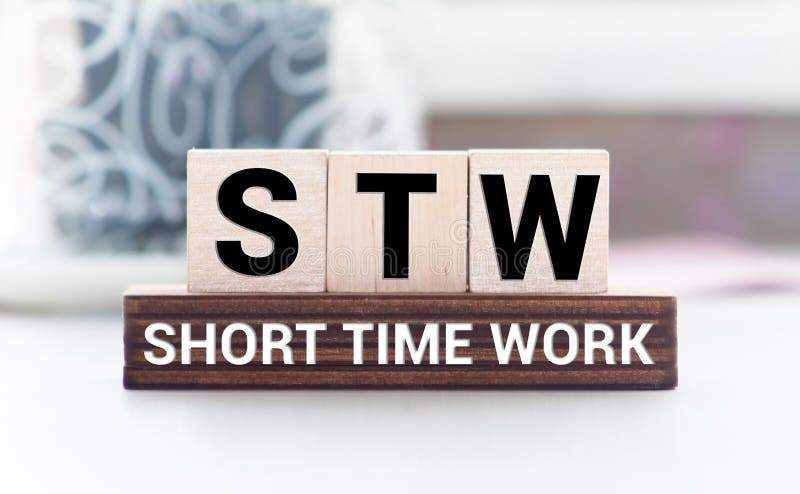 168 Short Time Work Text Wooden Block Stock Photos - Free & Royalty ...
