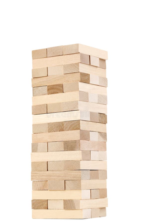 Block tower game stock image. Image of balance, entertainment - 124723111