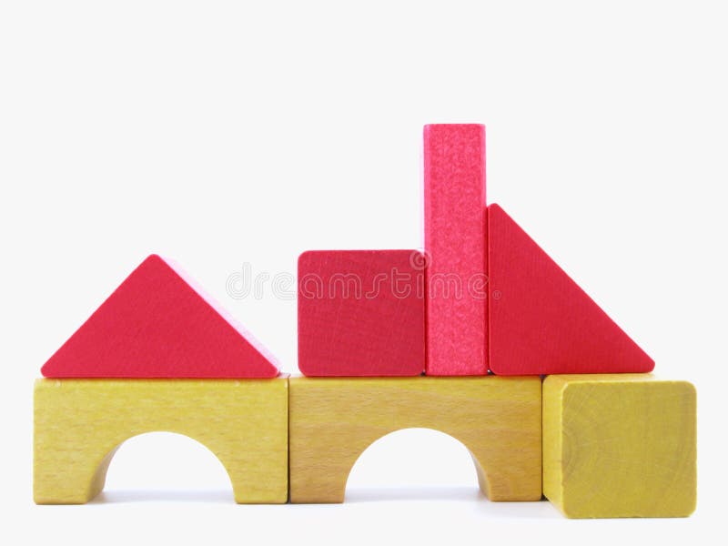 Wooden blocks stock image. Image of play, blocks, construct - 1214023