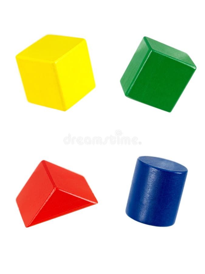 Toy Blocks, Multicolor Wooden Game Cube, Blank Boxes Stock Image ...