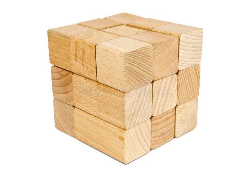 Wooden cube stock image. Image of concept, object, blocks - 1761311