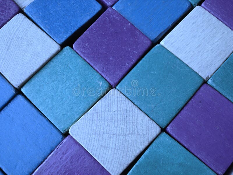 Wooden blocks stock photo. Image of wood, blue, decorative - 9643934