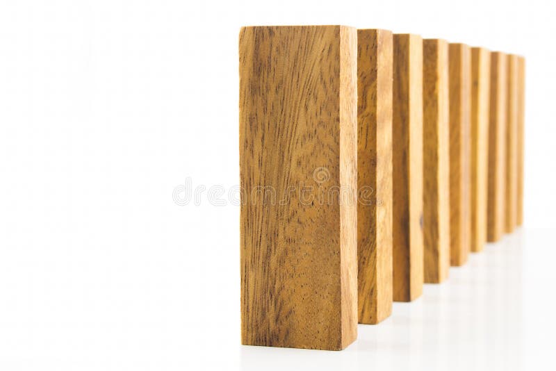 Wooden Blocks Arranged in a Row Stock Photo - Image of chinese, family ...