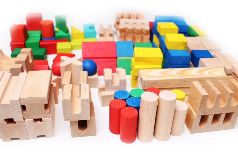Wooden blocks for children stock photo. Image of bricks - 50393230