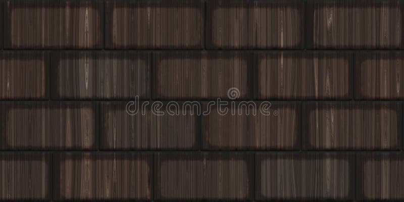 Dark Wooden Cladding Texture
