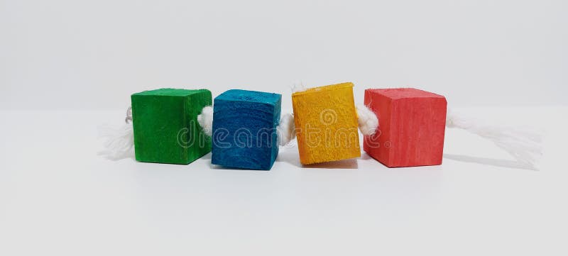 Wooden Blocks with Different Color Stock Photo - Image of lighting ...