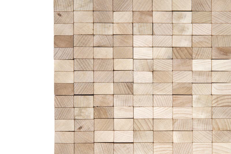Wooden Blocks Isolated on the White Background Stock Photo - Image of ...