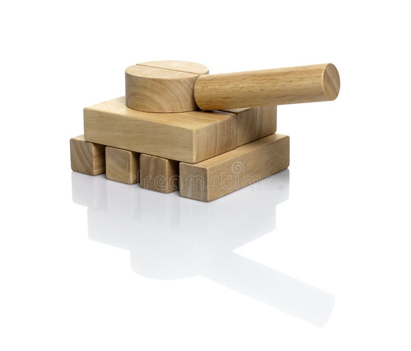 Wooden Blocks / Military Tank Stock Image - Image of business, marines ...
