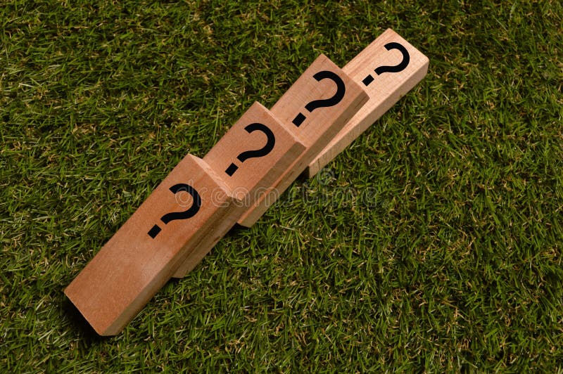Wooden Blocks with Question Mark Drawn on it. Conceptual Image Stock ...