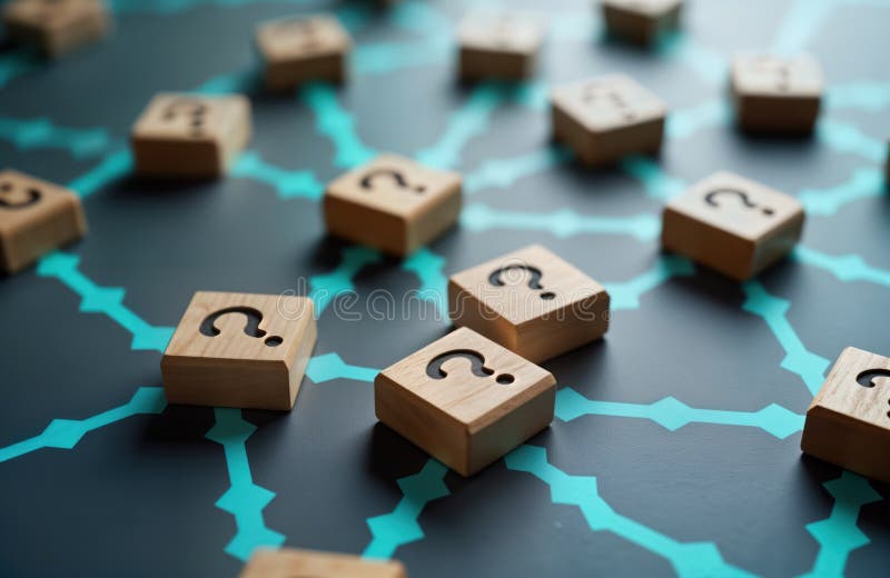 Connected Question Marks Stock Illustrations – 98 Connected Question ...