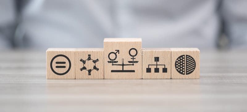 Concept of parity stock image. Image of equal, cube - 312575821