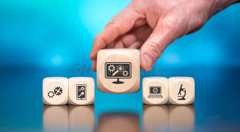 Concept of Software Testing Stock Image - Image of analysis, debug ...