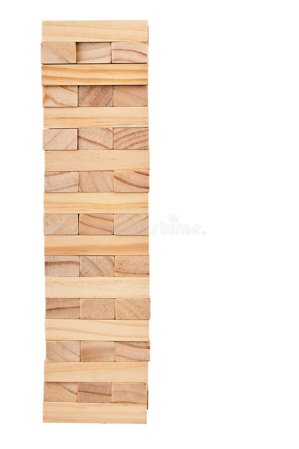 Stack of Wooden Rectangular Blocks Stock Photo - Image of game, play ...