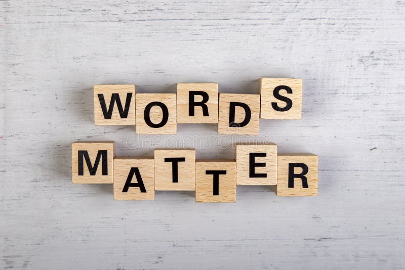 Words matter heart stock image. Image of communication - 157803543