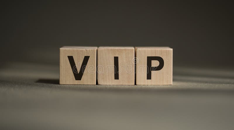 VIP Very Important Person Text on Adhesive Stickers for Notes Stock ...