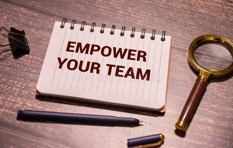Wooden Blocks with Words Empower Your Staff . Stock Image - Image of ...