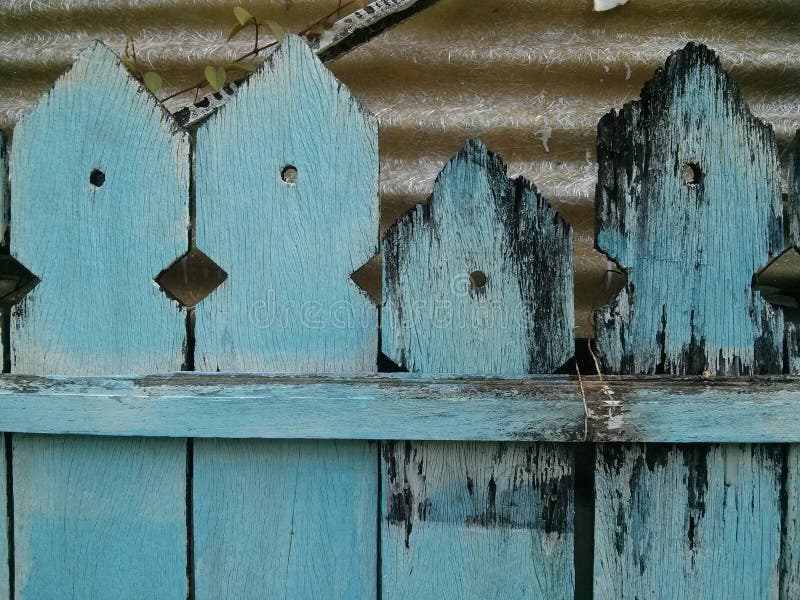 Blue fence stock photo. Image of pattern, color, painted - 21944672