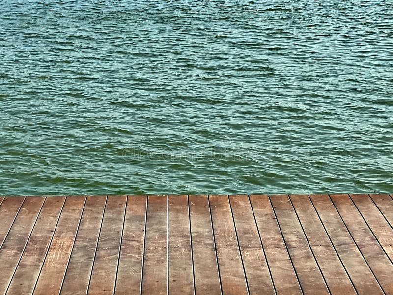 The Wooden Board Bridge Walkway Stock Image - Image of sunny, peaceful ...