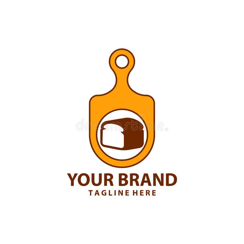 Wooden Board Label Symbol Food Logo Design Vector Stock Vector ...