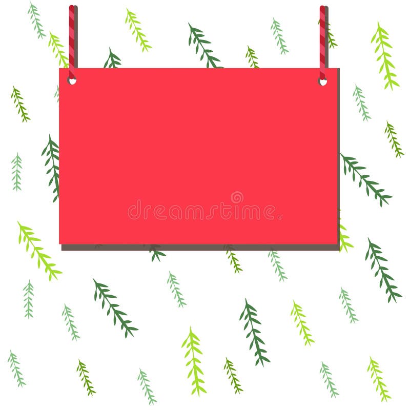 Wooden Board Sign, Rectangle Shape Empty Frame Fixed on Colorful ...