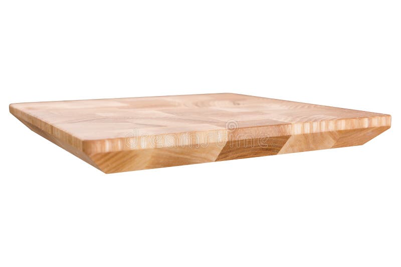 Wooden Board for Slicing or Serving Dishes, on a White Background ...