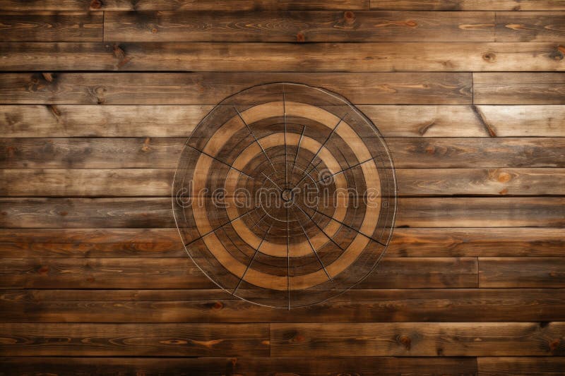 Wooden Board with a Target for Throwing an Axe and Playing Darts Stock ... Wooden Board with a Target for Throwing an Axe and Playing Darts Stock ...