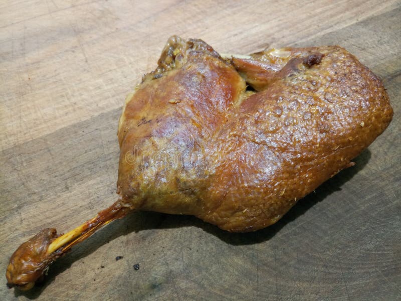 Thick chunk of duck leg stock image. Image of chunk - 103511533
