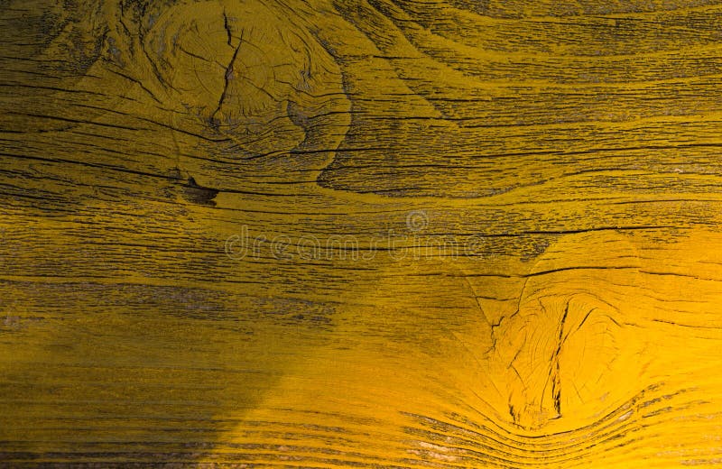 Wooden Board. Yellow Panel or Plank of Natural Material. Piece of Wood ...