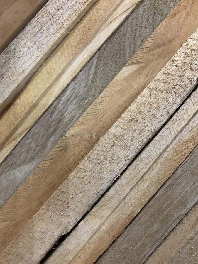 Wooden Boards of Different Colors Stacked at an Angle Stock Image ...