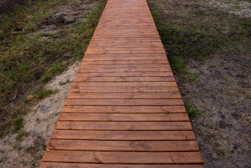 Boardwalk Walking Path, Kohler-Andrae State Park Stock Photo - Image of ...