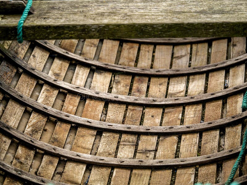 Wooden Boat Rib Timber Texture and Design Stock Photo - Image of ...