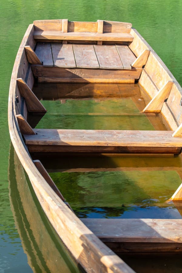 The Wooden Boat is Sinking in the Water Stock Image - Image of outdoor ...