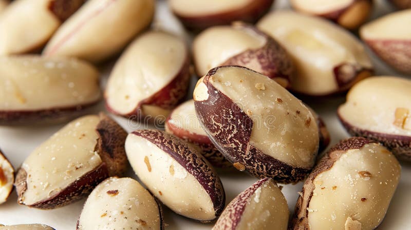 Wooden Bowl of Tasty Brazil Nuts. Generative Ai Stock Illustration ...