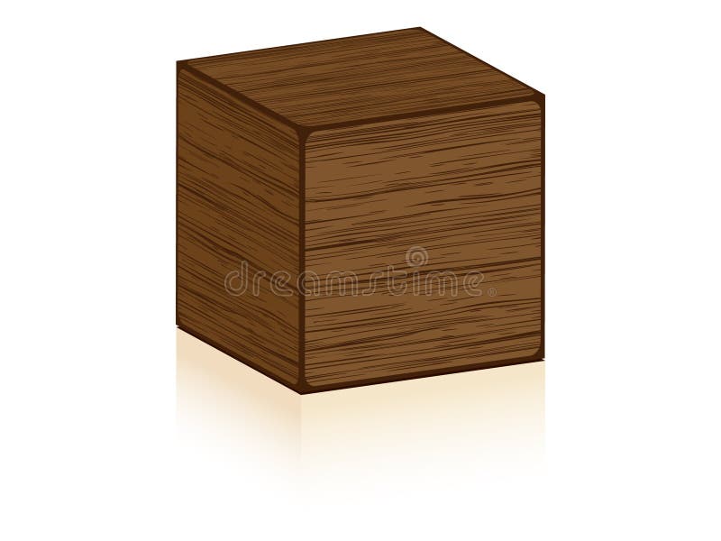 Wooden crate stock illustration. Illustration of shadow - 578377