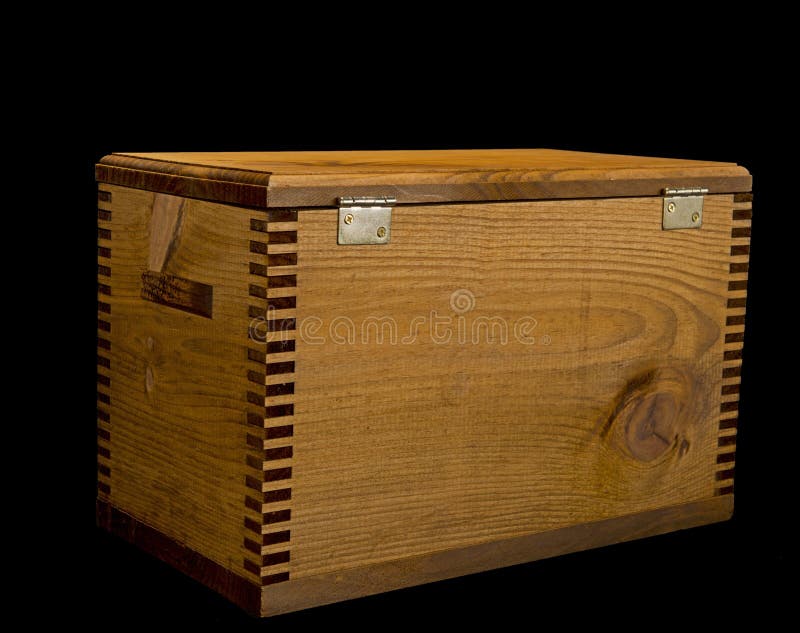Ancient wooden box stock photo. Image of handle, wooden - 13183362