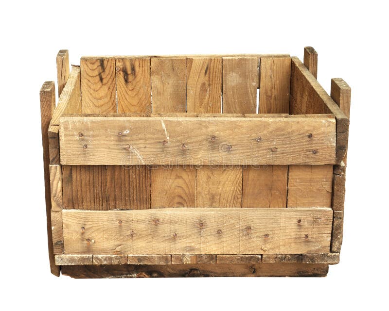 Wooden box stock image. Image of storage, empty, natural - 34850889