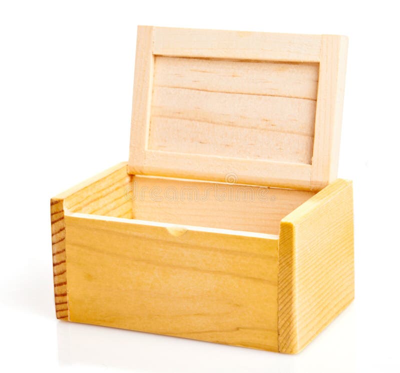 Wooden box stock image. Image of storage, empty, natural - 34850889