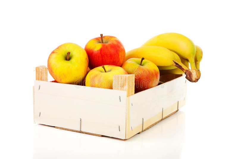 Apples and bananas stock photo. Image of fruitbasket - 15530482