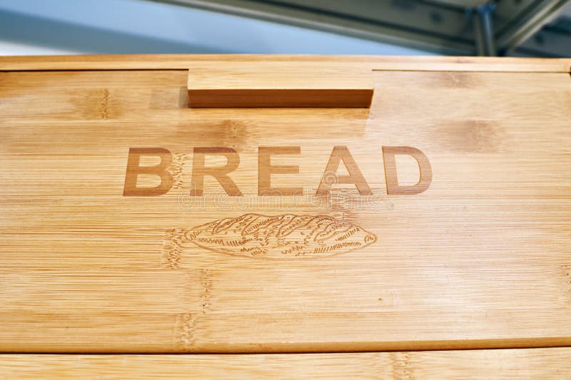 Wooden box breadbasket stock image. Image of pastry, handle - 89661093