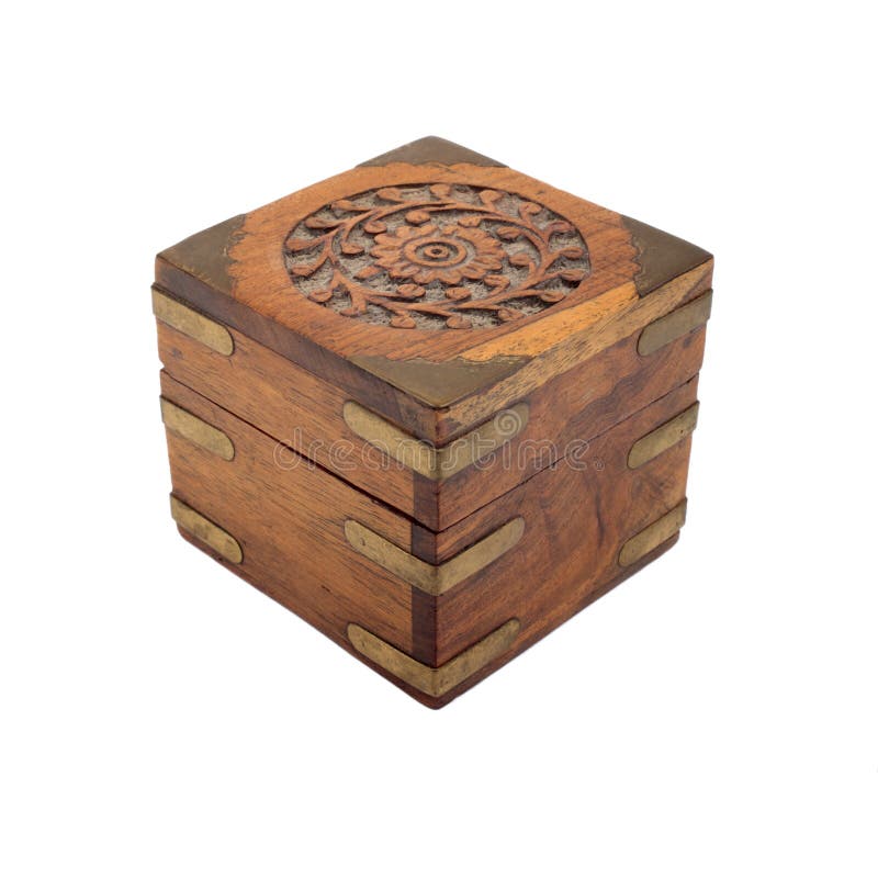 Wooden Box Cutout stock photo. Image of isolated, wooden - 21816922