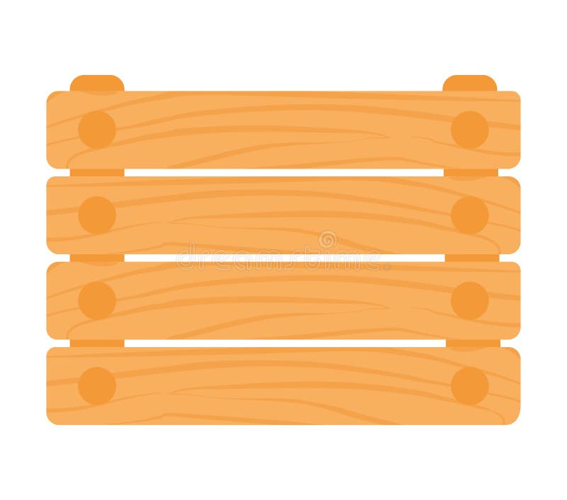 Wooden box design stock vector. Illustration of isolated - 229021455